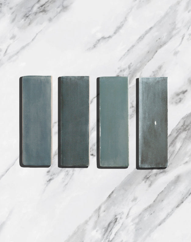 Pastello Mist Gloss Metro Tiles | Decorative | Quorn Stone
