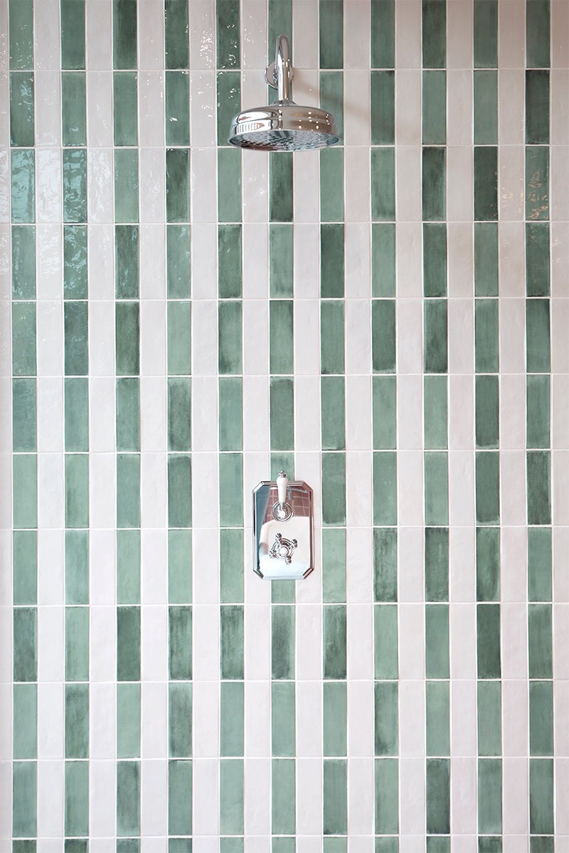Pastello Cotton Gloss Metro Tiles | Decorative | Quorn Stone