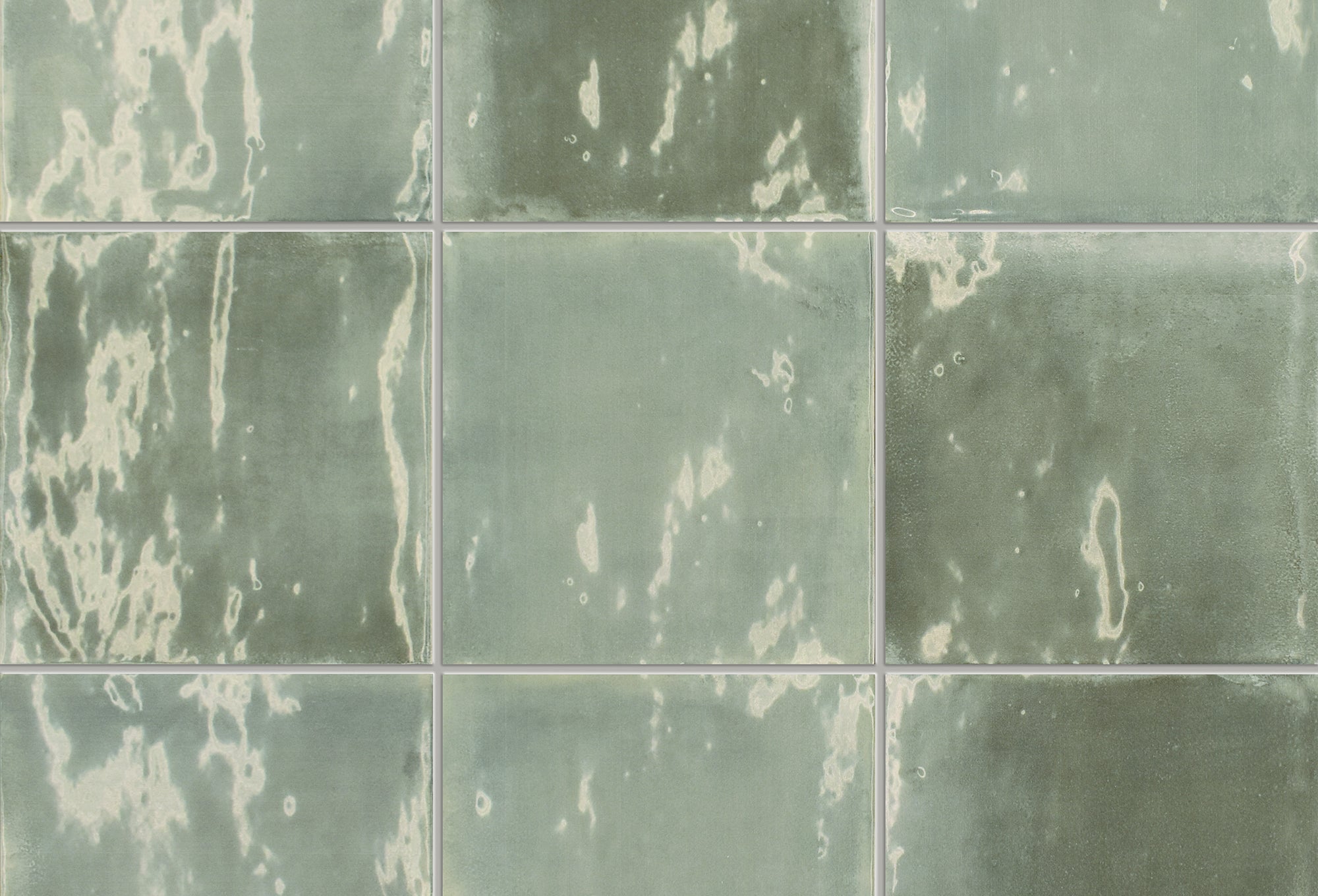 Pastello Pistachio Gloss Square Tiles | Quorn Stone