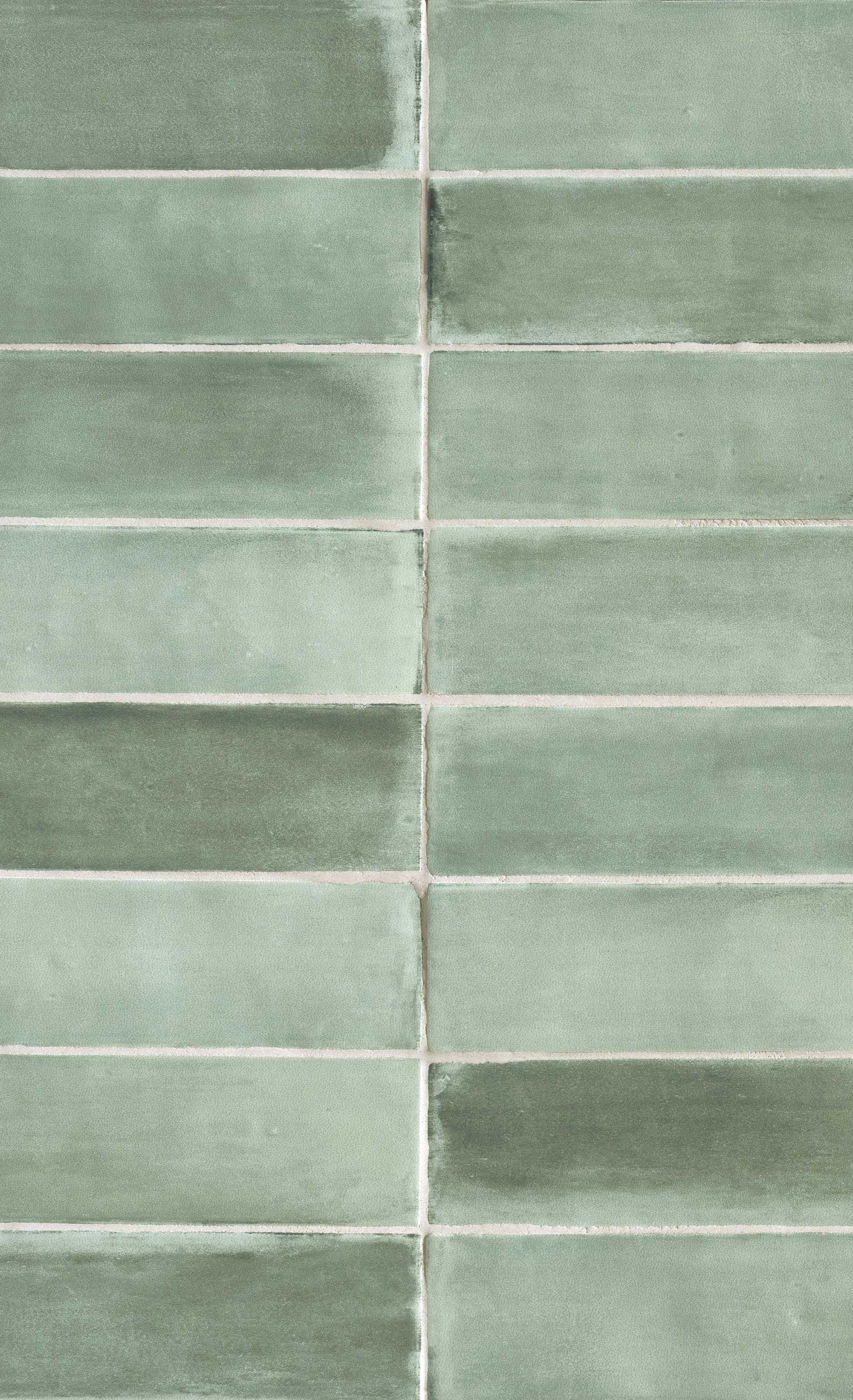 Pastello Pistachio Matt Metro Tiles | Decorative | Quorn Stone