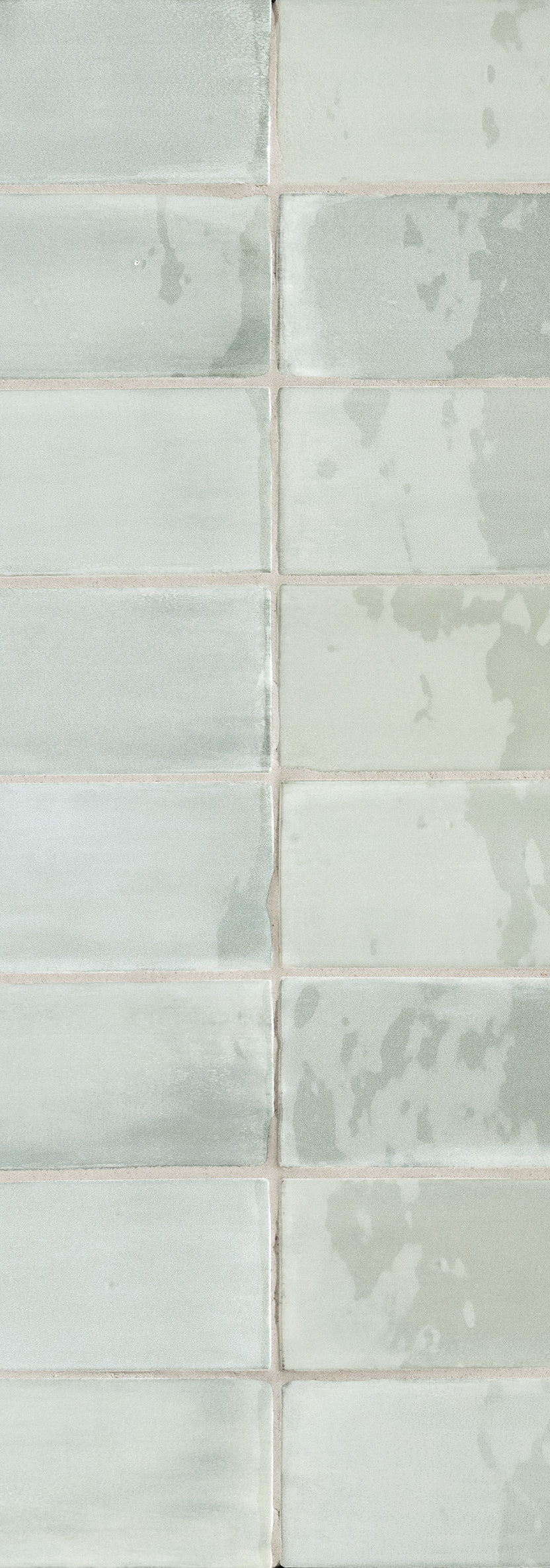 Pastello Seagrass Gloss Metro Tiles | Decorative | Quorn Stone