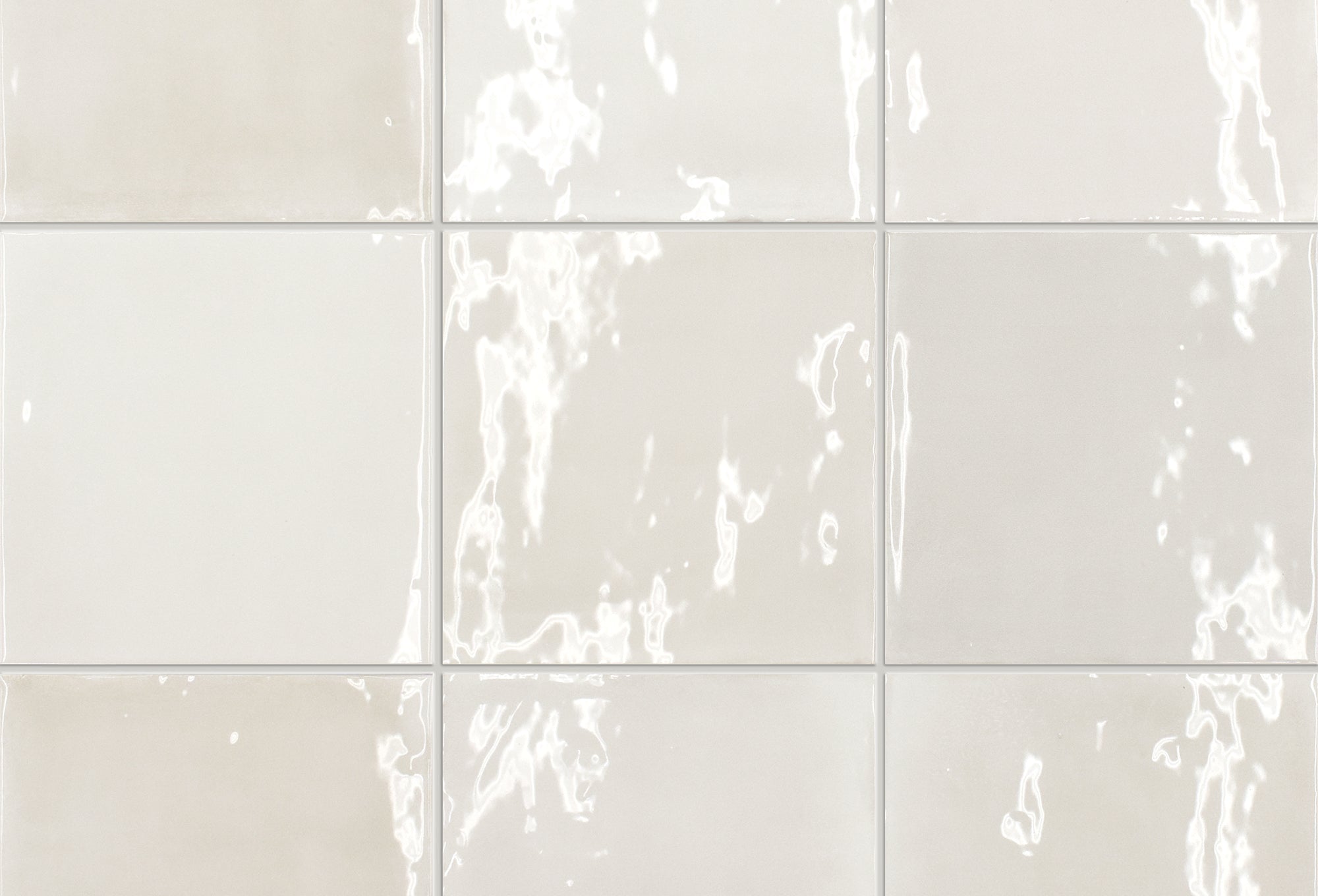 Pastello Seashell Gloss Square Tiles | Quorn Stone