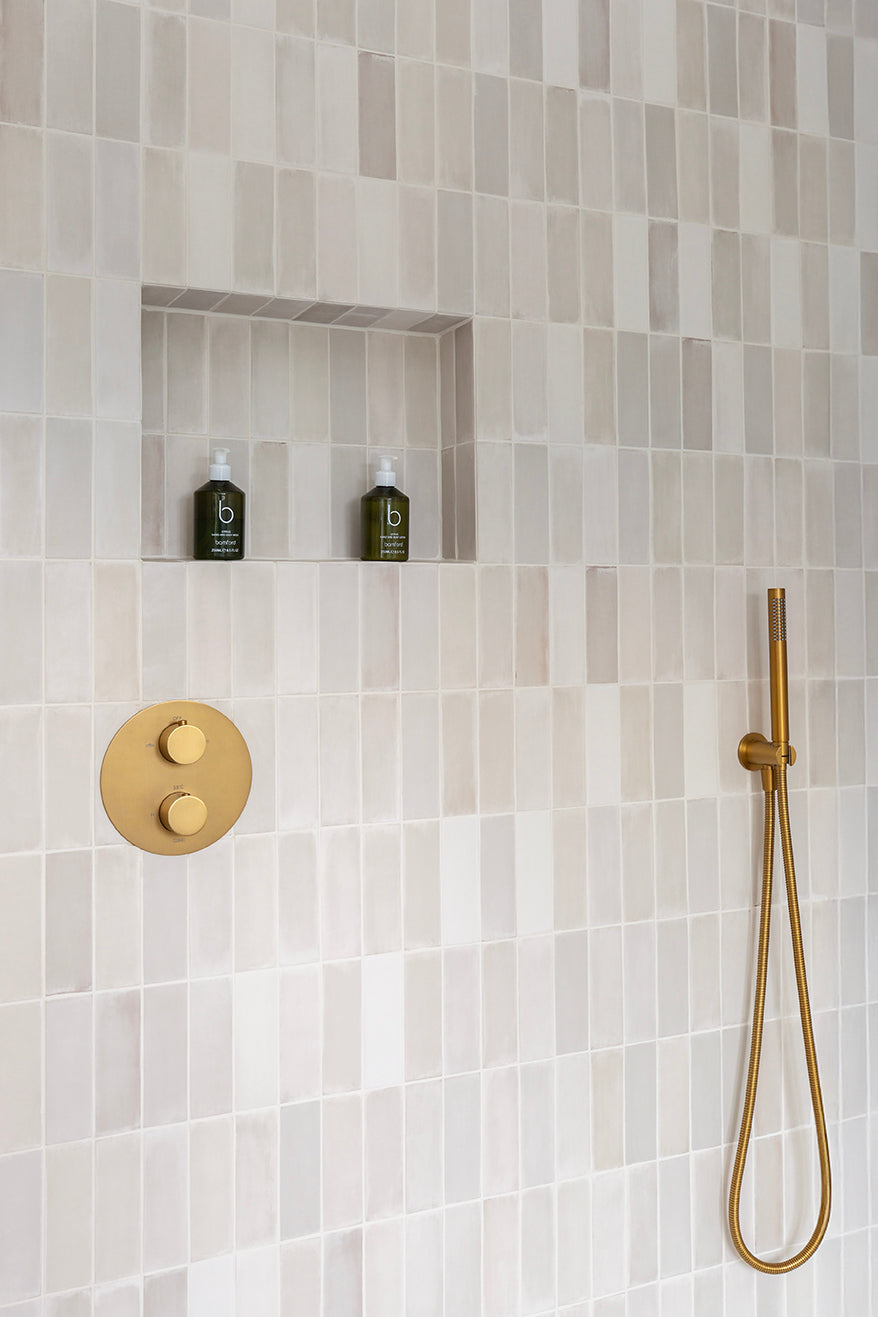 Pastello Seashell Matt Metro Tiles | Decorative | Quorn Stone