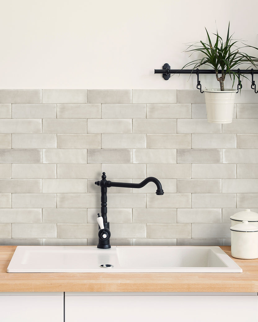 Pastello Seashell Matt Metro Tiles | Decorative | Quorn Stone