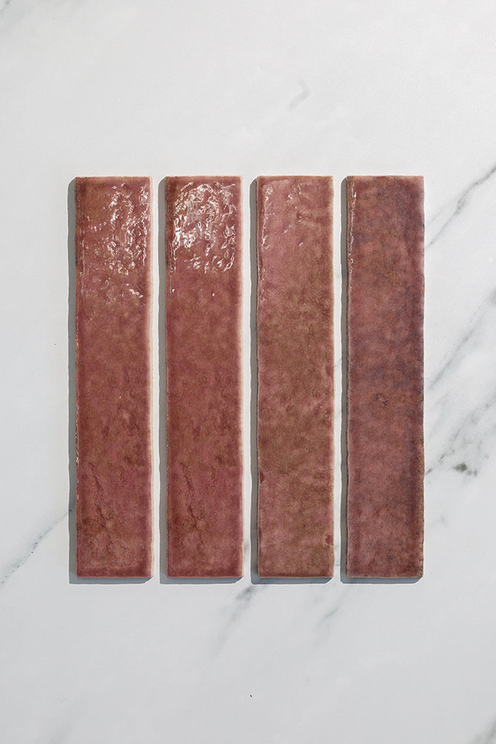 Pigment Burgundy Red Metro Tiles | Quorn Stone