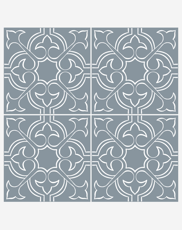 Porto Pastel Blue Decorative Porcelain Tiles | Quorn Stone