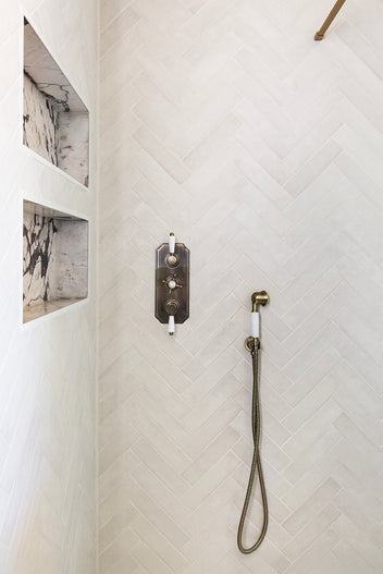 Pottery Chalk Metro Tiles | Quorn Stone