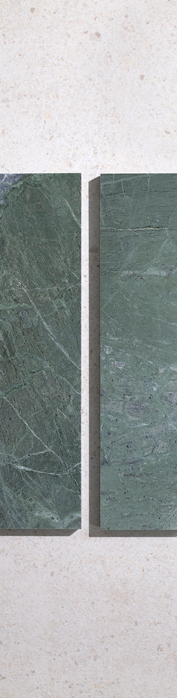 Riviera Emerald Honed Marble Tiles | Quorn Stone