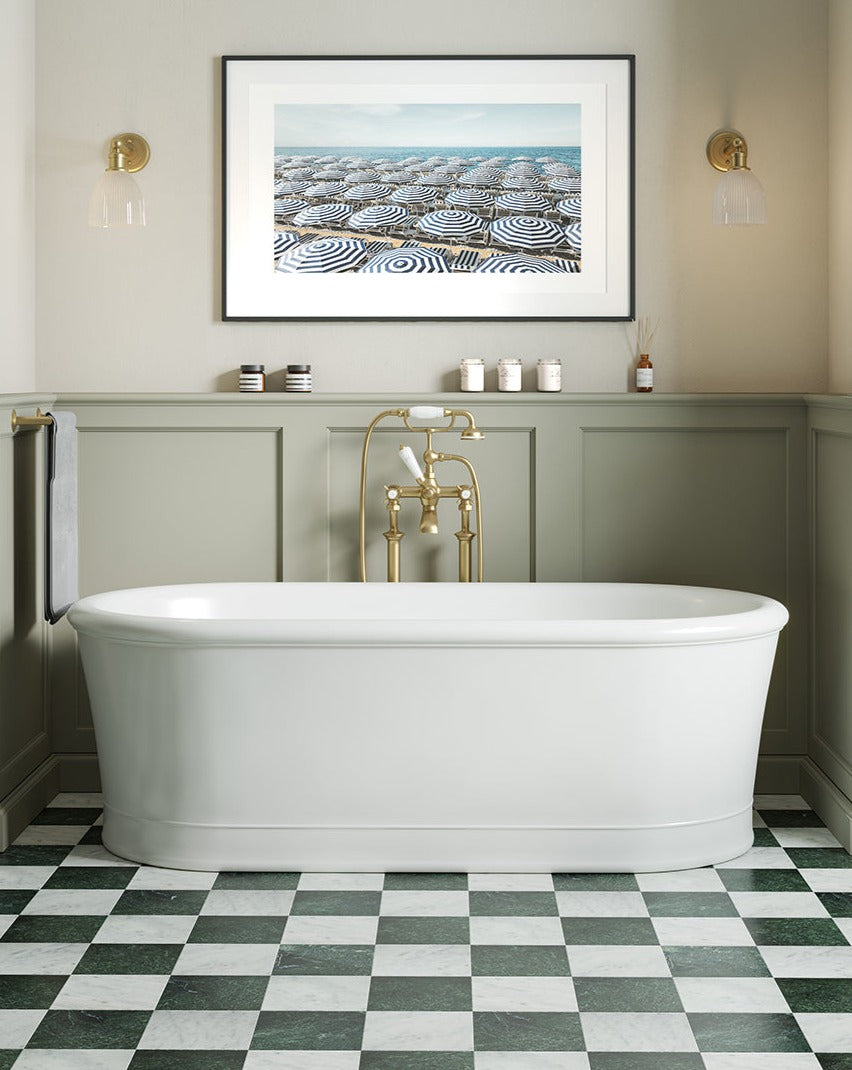 Riviera Emerald Honed Marble Tiles | Quorn Stone