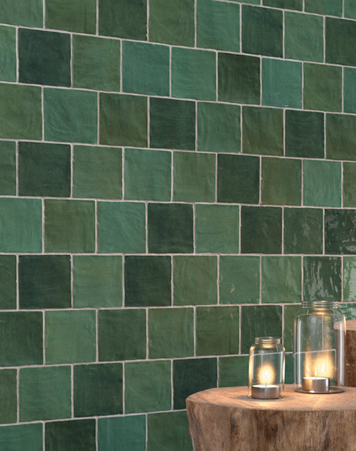 Green Tiles | Onyx Effect & Metro Tiles | Quorn Stone