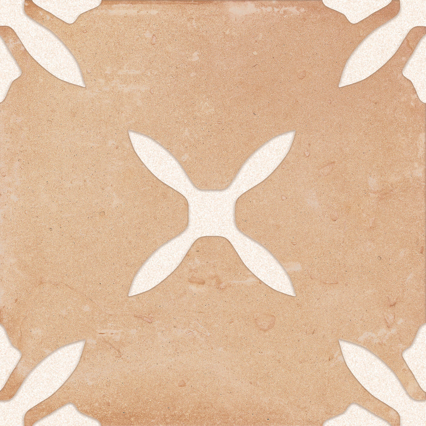 Salamanca Cotto Decor Square Terracotta Effect Tiles | Quorn Stone