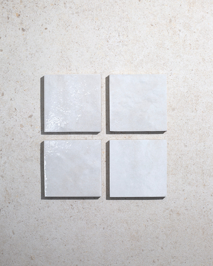 Tangier Crisp White Gloss Decorative Tiles | Decorative | Quorn Stone