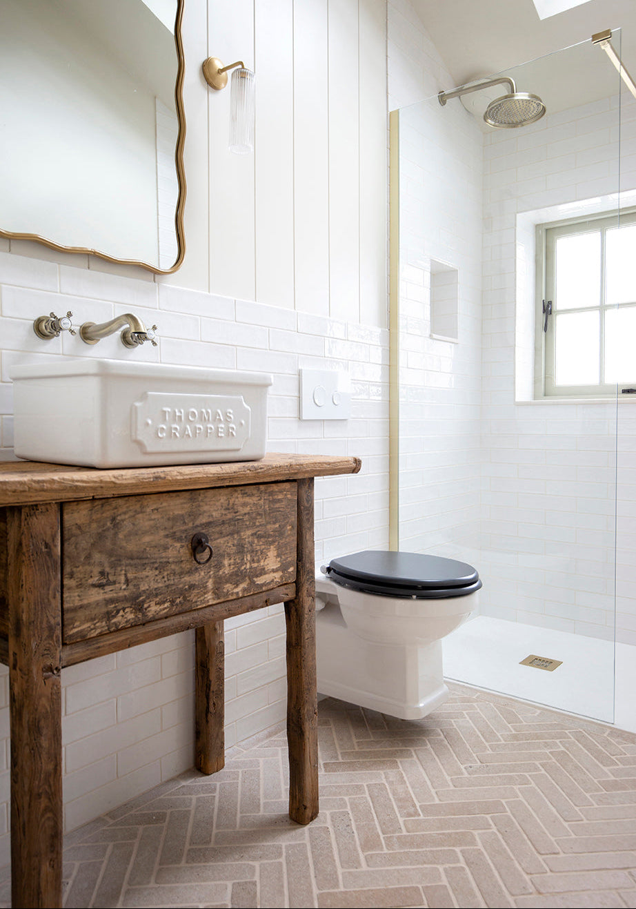 Tuscany Tumbled Herringbone Tiles | Quorn Stone