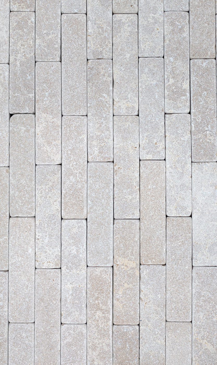 Versailles Softly Aged Herringbone Paving Cobbles | Quorn Stone