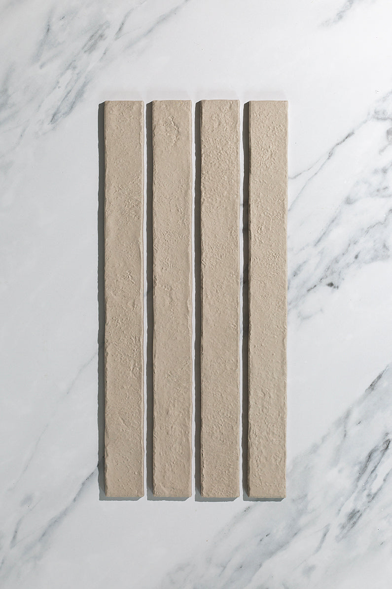 Willa Stone Textured Elongated Metro Tiles | Quorn Stone