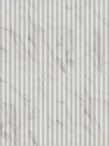 Zanetti Jade Green Marble Effect Fluted Tiles | Quorn Stone