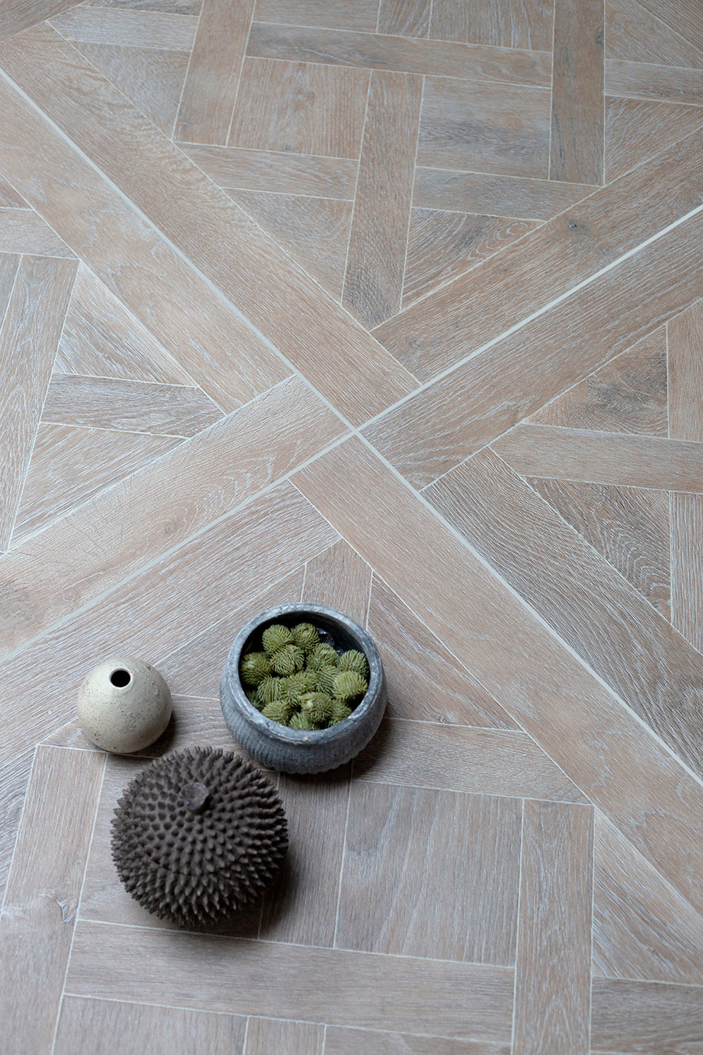 Alderton Oak Parquet Wood Effect Porcelain | Quorn Stone