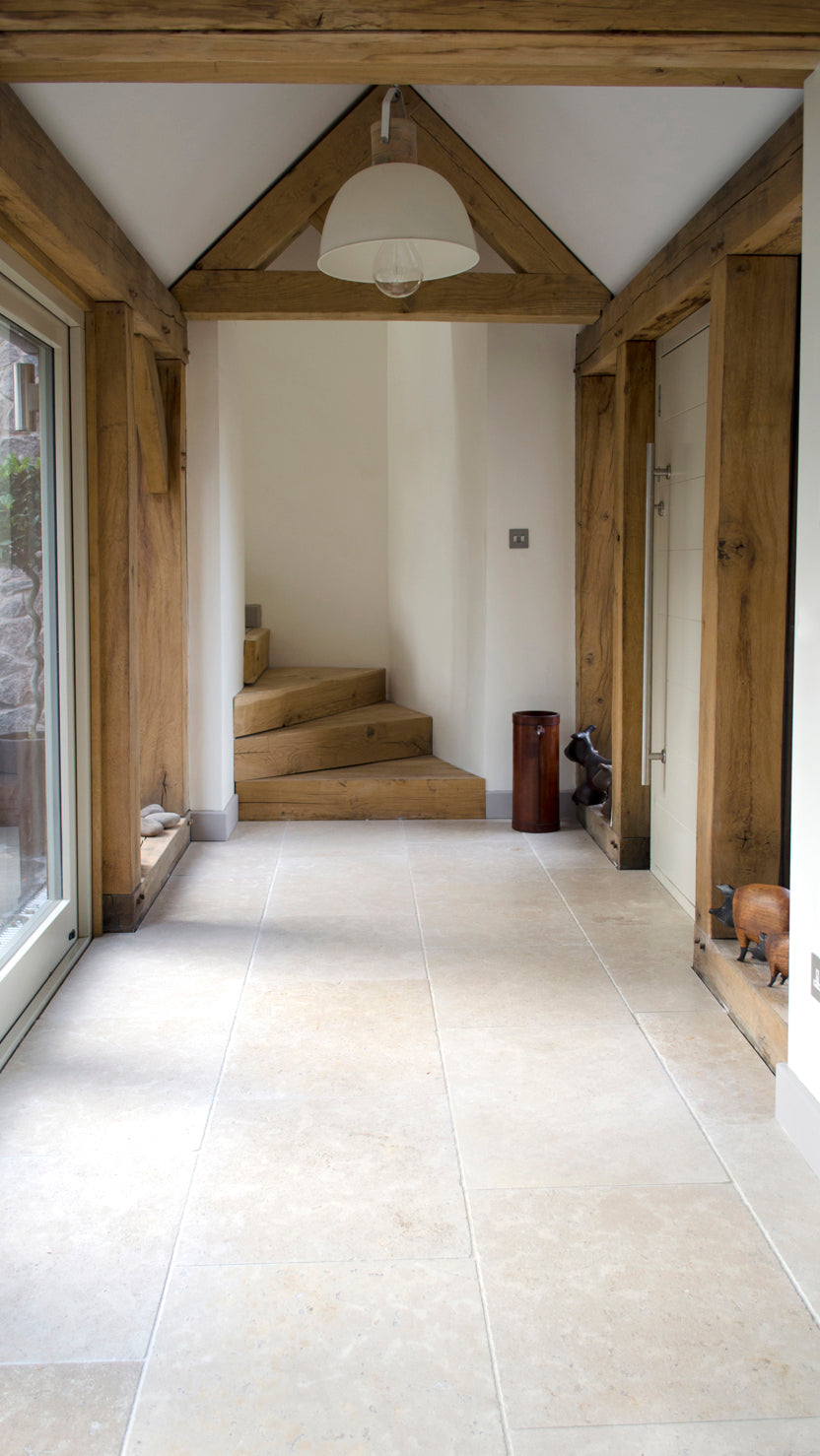 Dijon Tumbled Limestone Tiles & Pavers | Quorn Stone