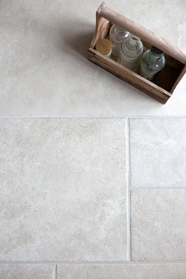 Hambleton Ivory Smooth Stone Effect Porcelain | Quorn Stone