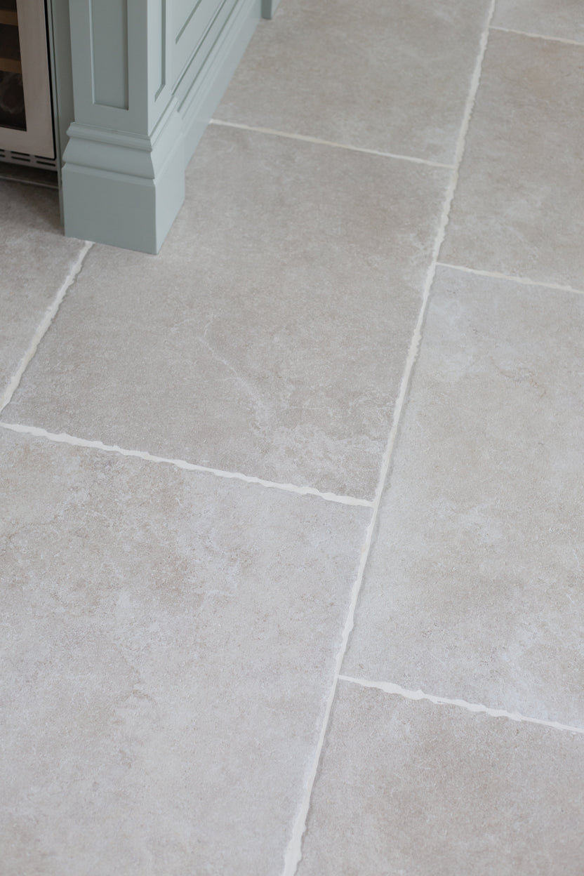 Hambleton Ivory Textured Stone Effect Porcelain | Quorn Stone