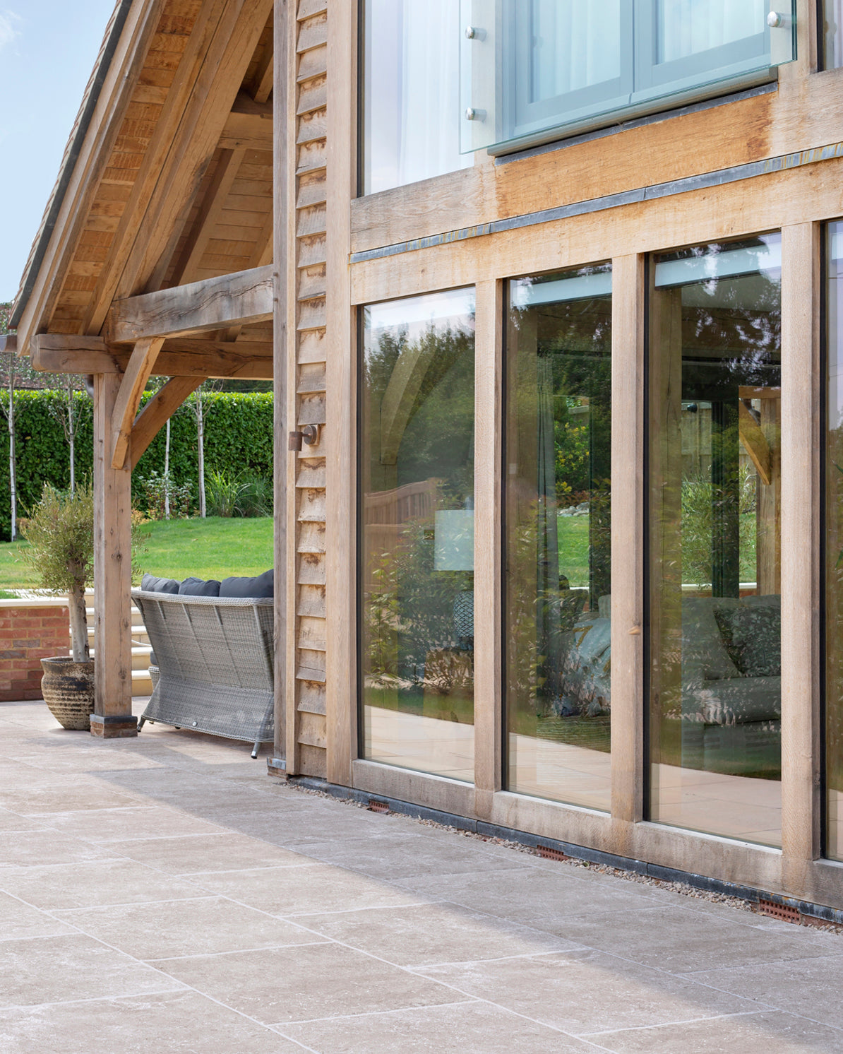 Hambleton Taupe Stone Effect Porcelain Paving | Quorn Stone