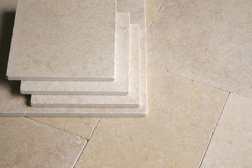 Monte Carlo Tumbled Limestone Tiles | Quorn Stone