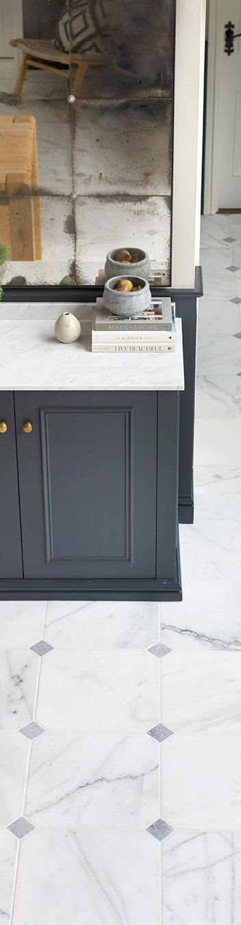 Parisian Manoir Cabochon Marble Tiles | Quorn Stone