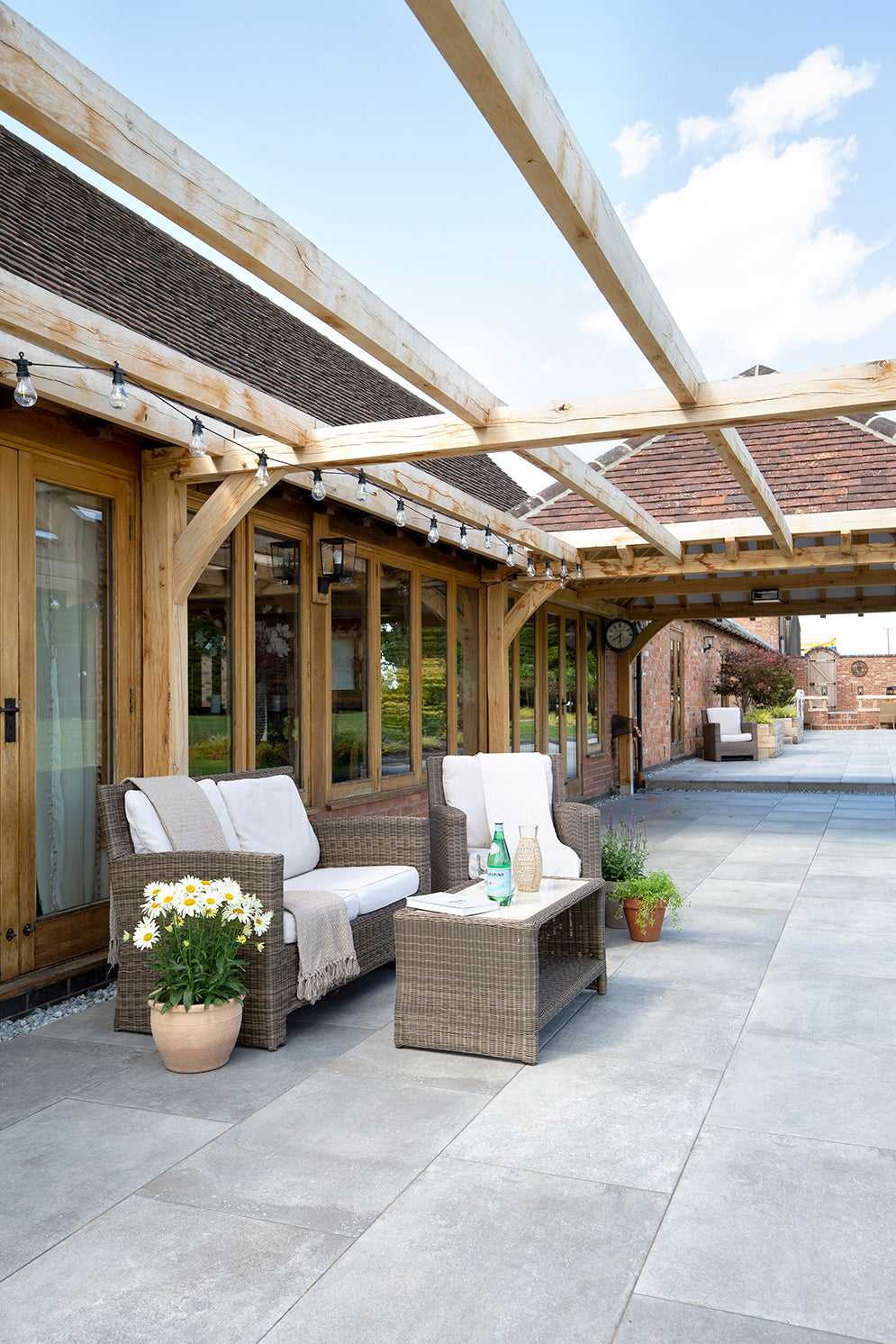 Provence Grigio Stone Effect Porcelain Pavers | Quorn Stone