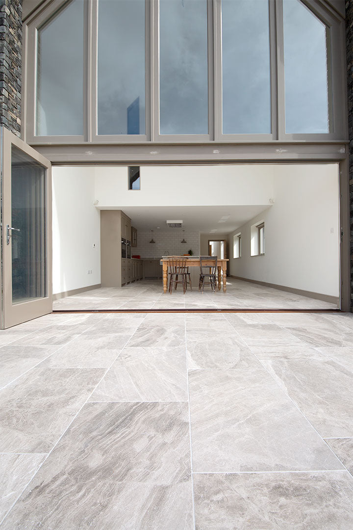 Silver Cloud Softly Worn Limestone Paving | Quorn Stone